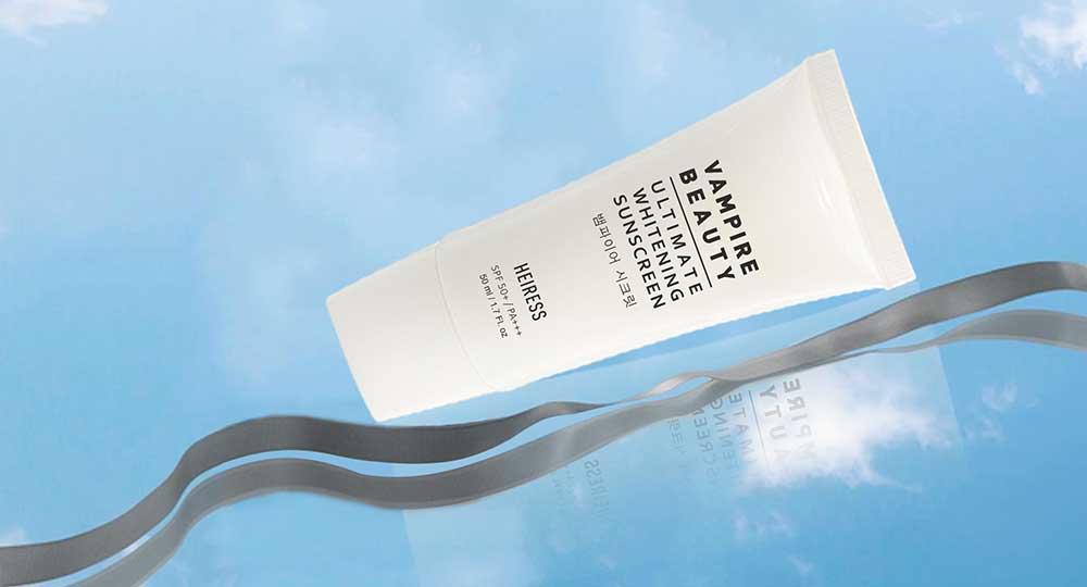 Vampire whitening sunscreen 50 SPF by Heiress - Shop online